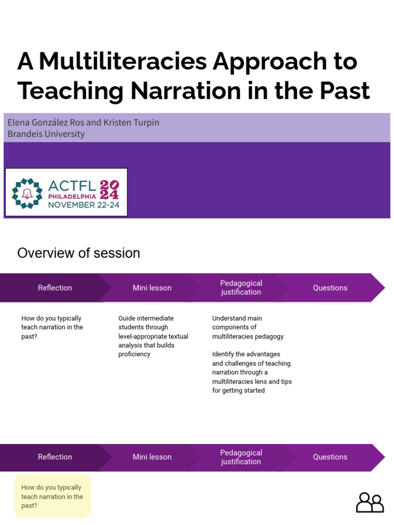 Multiliteracies in Teaching Past Narration | PDF | Knowledge | Pedagogy