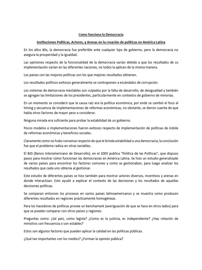 HDW - Resumen Cap6 | PDF | Gestión de recursos humanos | Democracia