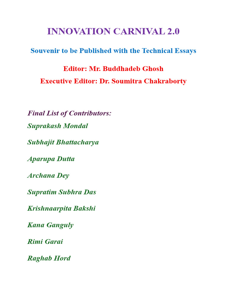 List of Contributors | PDF