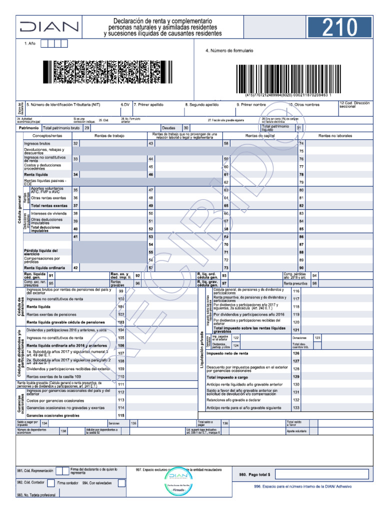 Declaracion 2023 Wilmer Prada | PDF