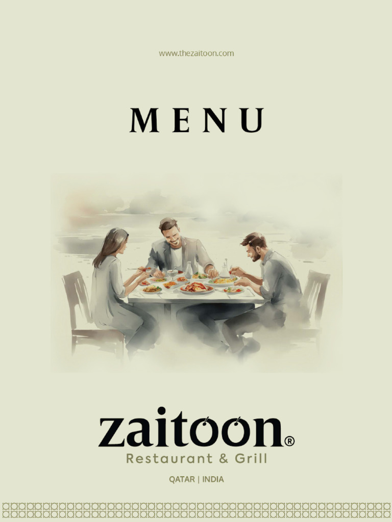 Zaitoon Doha Menu | PDF