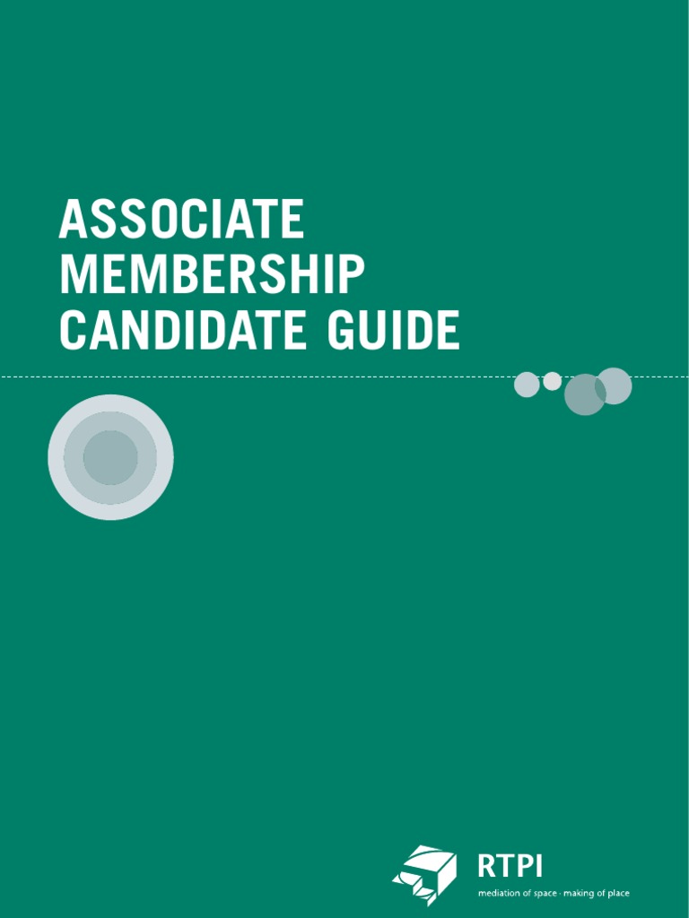 Associate Membership Candidate Guide | PDF | Academic Degree ...