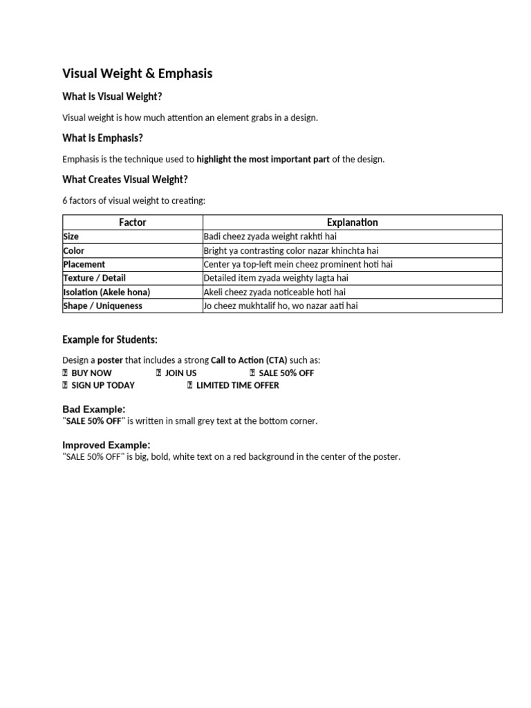Visual Weight | PDF