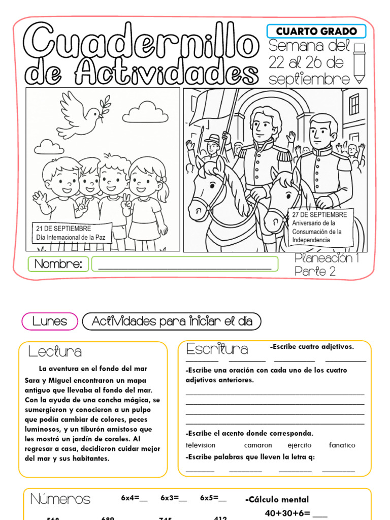 Cuad Parte 2 | PDF | División (Matemáticas) | Cómics