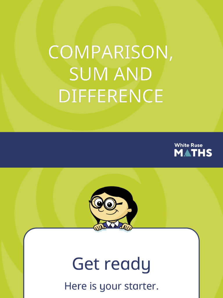 Y4 Summer Block 5 TS2 Comparison, Sum and Difference | PDF | Botany | Vegan Cuisine