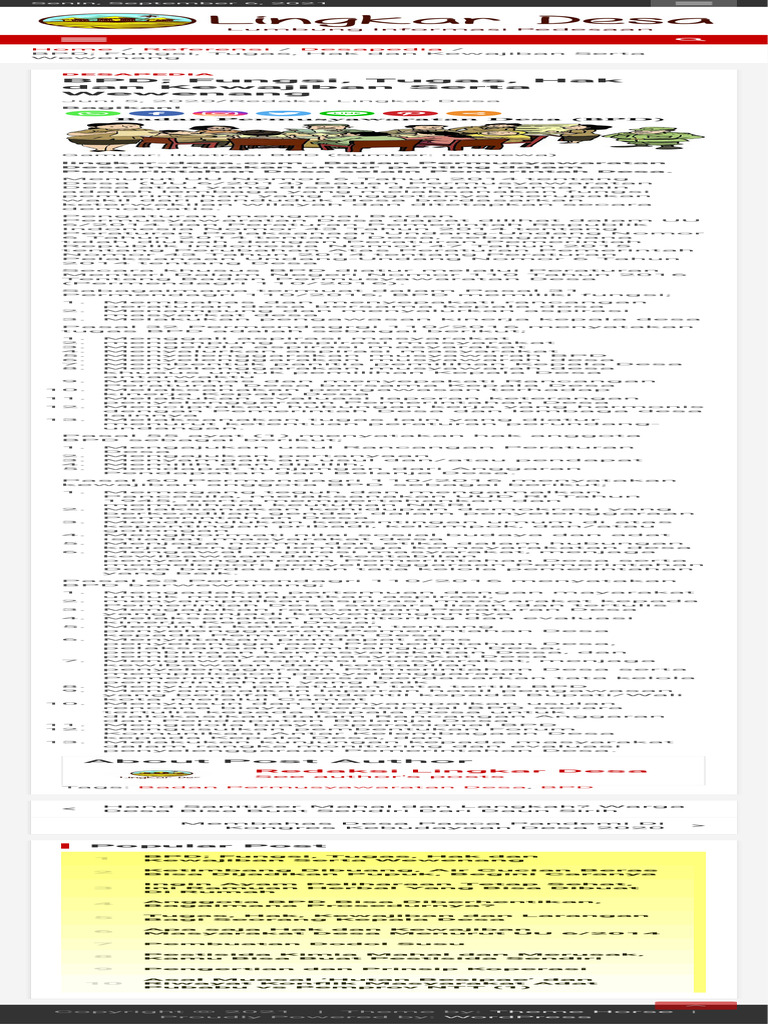 BPD Fungsi, Tugas, Hak Dan Kewajiban Serta Wewenang | PDF