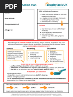 ASCIA Action Plan Anaphylaxis Anapen 2025 | PDF | Allergy | Medical ...