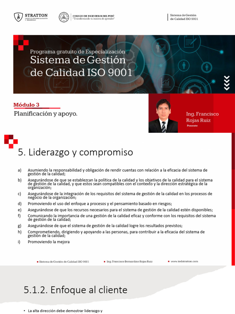 Módulo 03 - Sistema de Gestión de Calidad ISO 9001 | PDF | Calidad ...