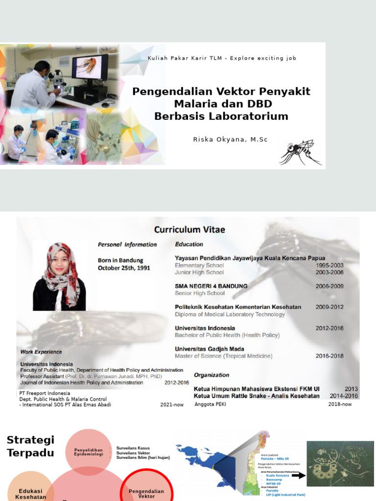 Pengendalian Vektor Berbasis Lab - RO - Kuliah Pakar Karir TLM | PDF