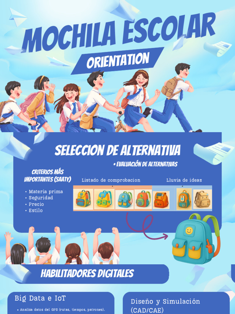Back To School Classroom Orientation Educational Presentation in Blue ...