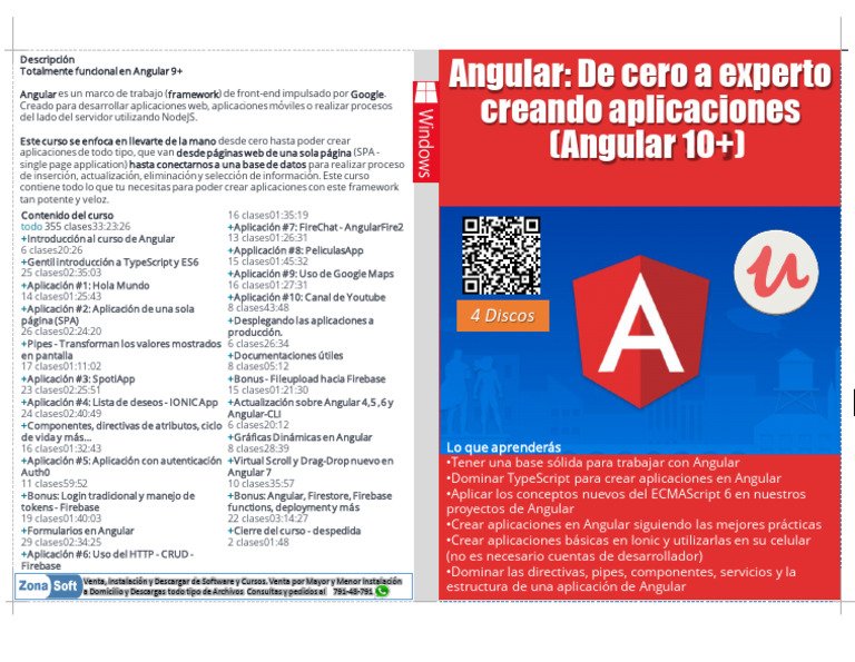 1022 - Angular De cero a experto creando aplicaciones (Angular 9+) | PDF | Ciencias de la ...