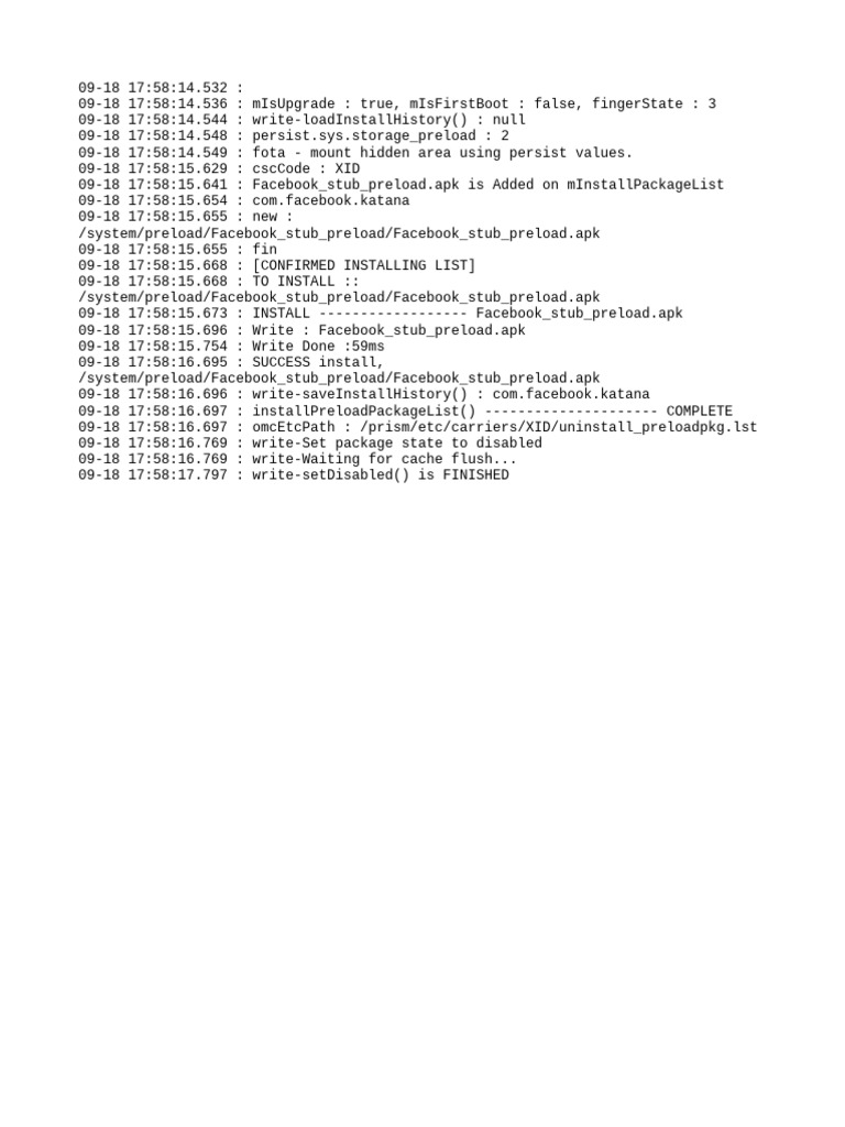 Preload Installer | PDF