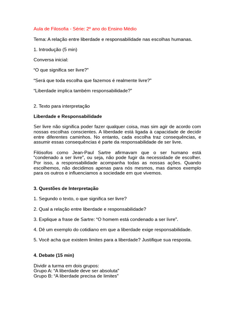Auala de Filosofia 2º Ano 10.09.2025 Juarez Gomes | PDF