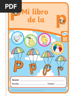 Cuadernito Lectoescritura Conozco La Letra P | PDF