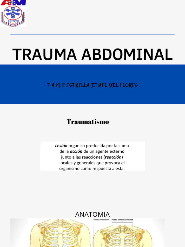 Trauma Abdominal | PDF
