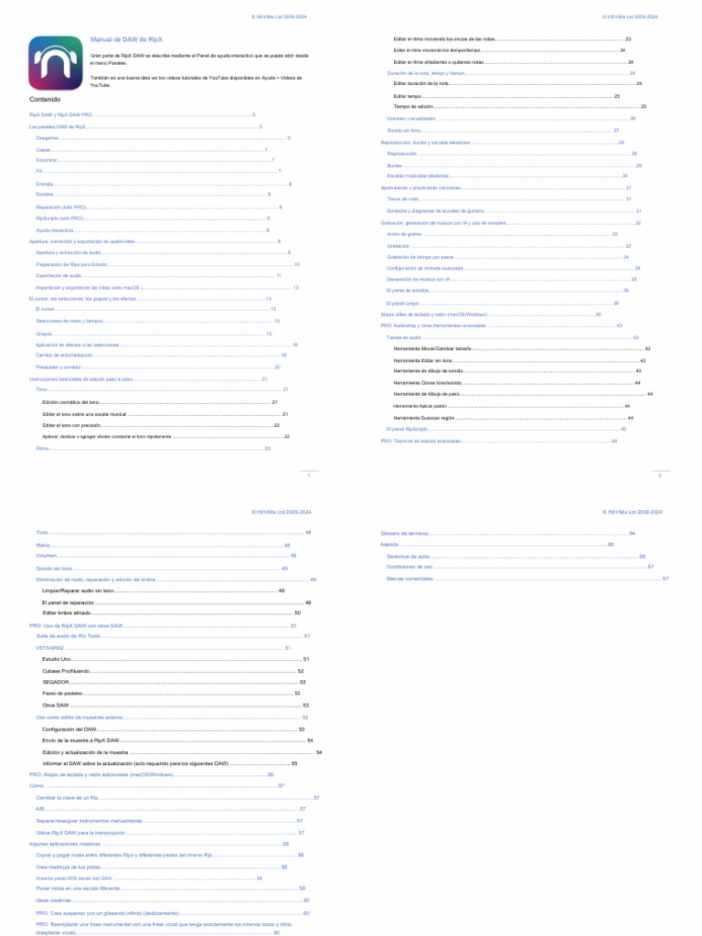 RipX DAW Manual | PDF
