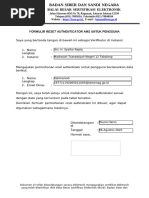 Cara Melakukan Reset Autentikator Atau Kode OTP Login AMS BSRE TTE ...