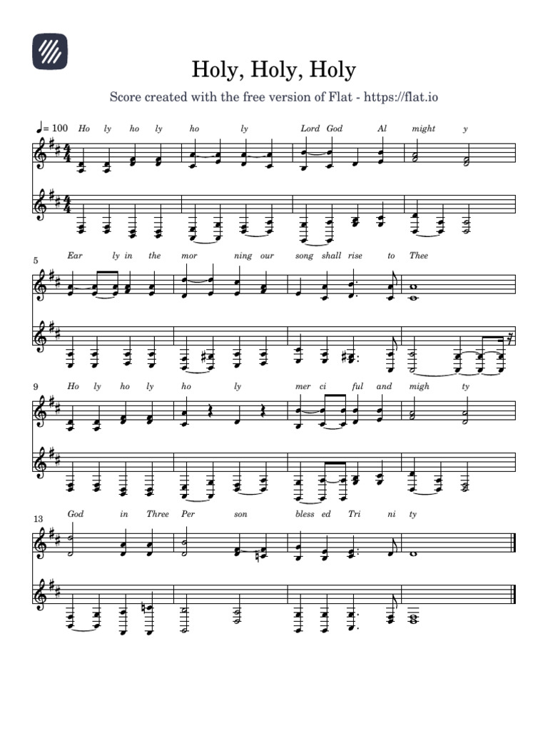 Holy, Holy, Holy | PDF
