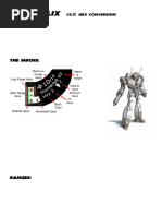 Lancer Actions Cheat Sheet | PDF