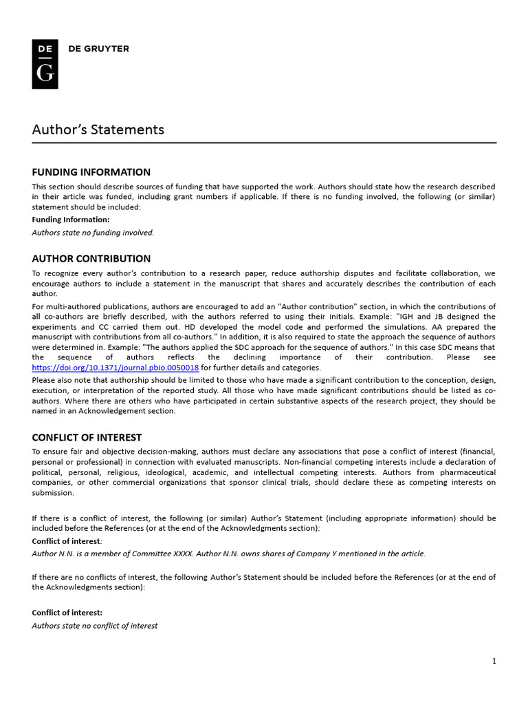 Author Guidelines for Research Ethics | PDF | Institutional Review ...