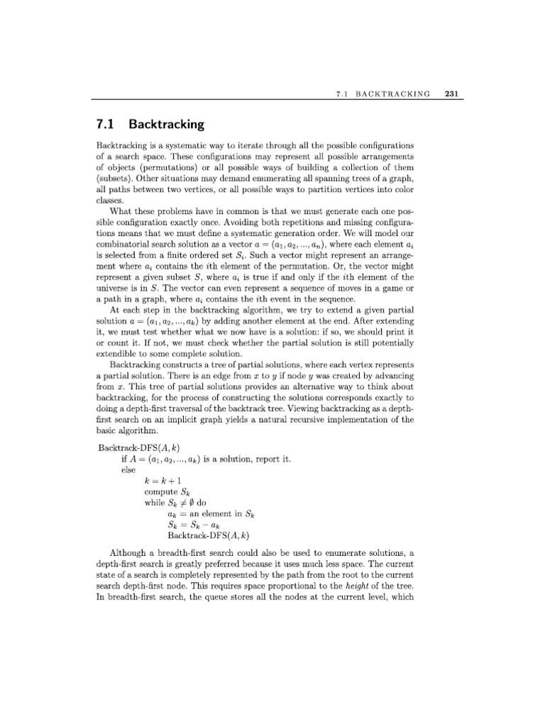 Backtracking | PDF