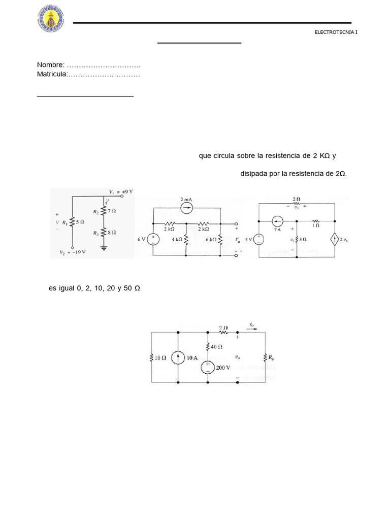 Simulación de Circuitos en Multisim | PDF