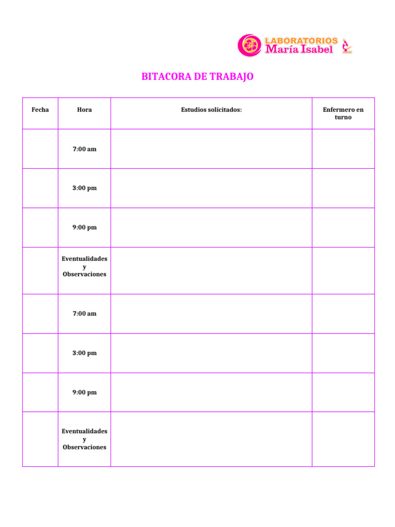 Bitacora de Trabajo 22 | PDF