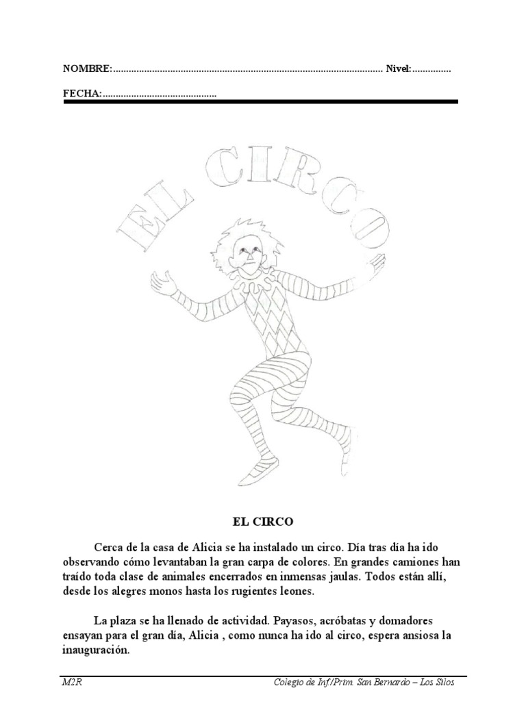 Lecturas Comprensivas. El_circo | Ocio | Sicología y ciencia cognitiva
