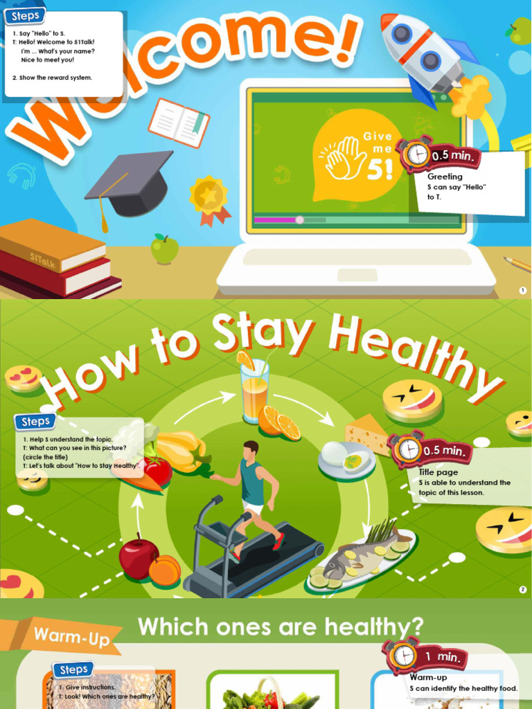 Healthy Lifestyle Lesson Plan | PDF