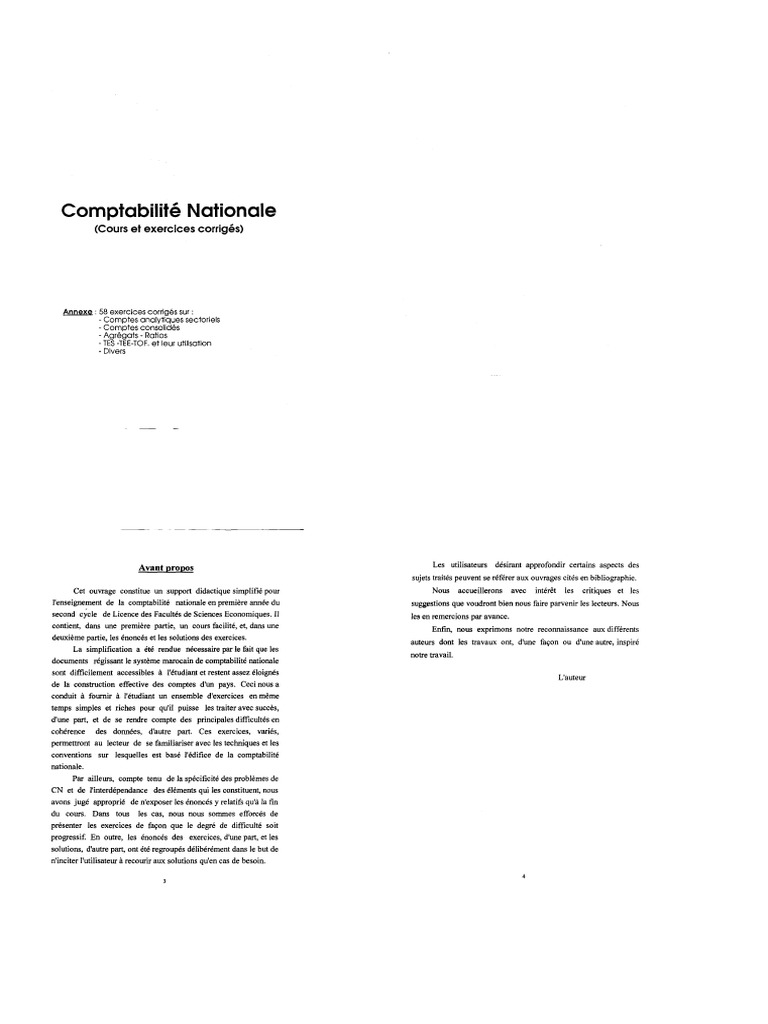 Comptabilité Nationale | PDF