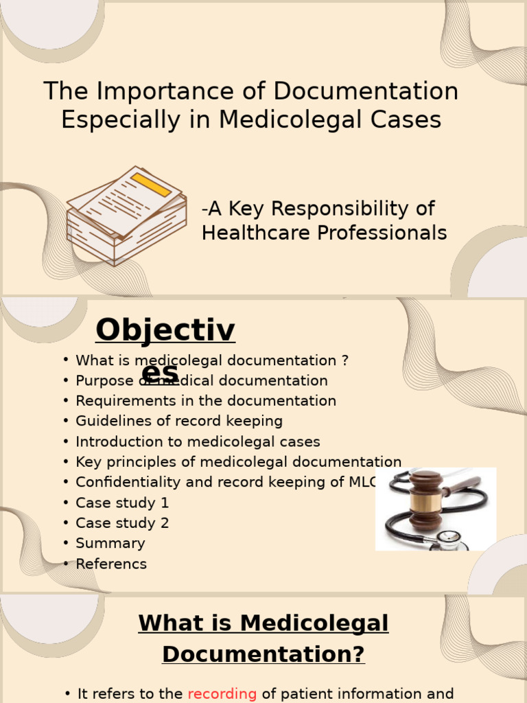 Medicolegal Documentation Essentials | PDF | Medical Diagnosis | Consent
