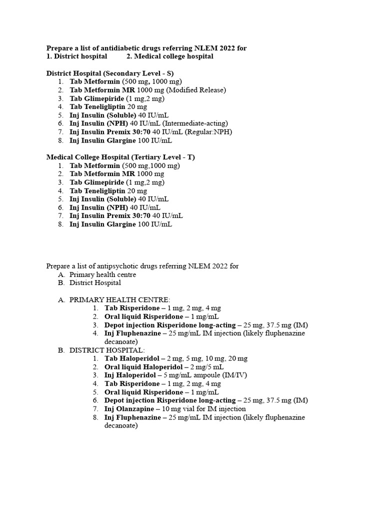 Essential Drug | PDF