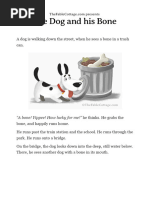 The Dog and His Reflection Fable | PDF