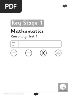 2023 Key Stage 1 Mathematics Paper 2 Reasoning | PDF | Copyright