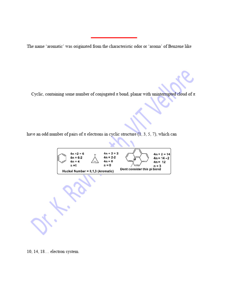 Understanding Aromaticity in Compounds | PDF | Aromaticity | Chemical ...