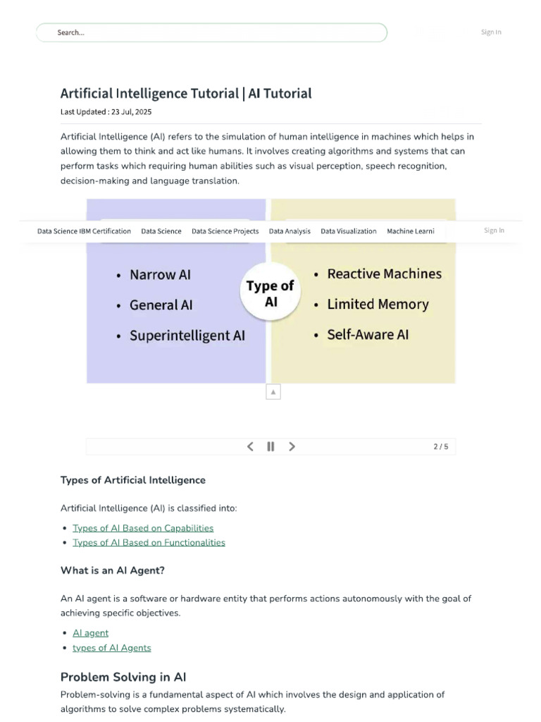 Artificial Intelligence | PDF