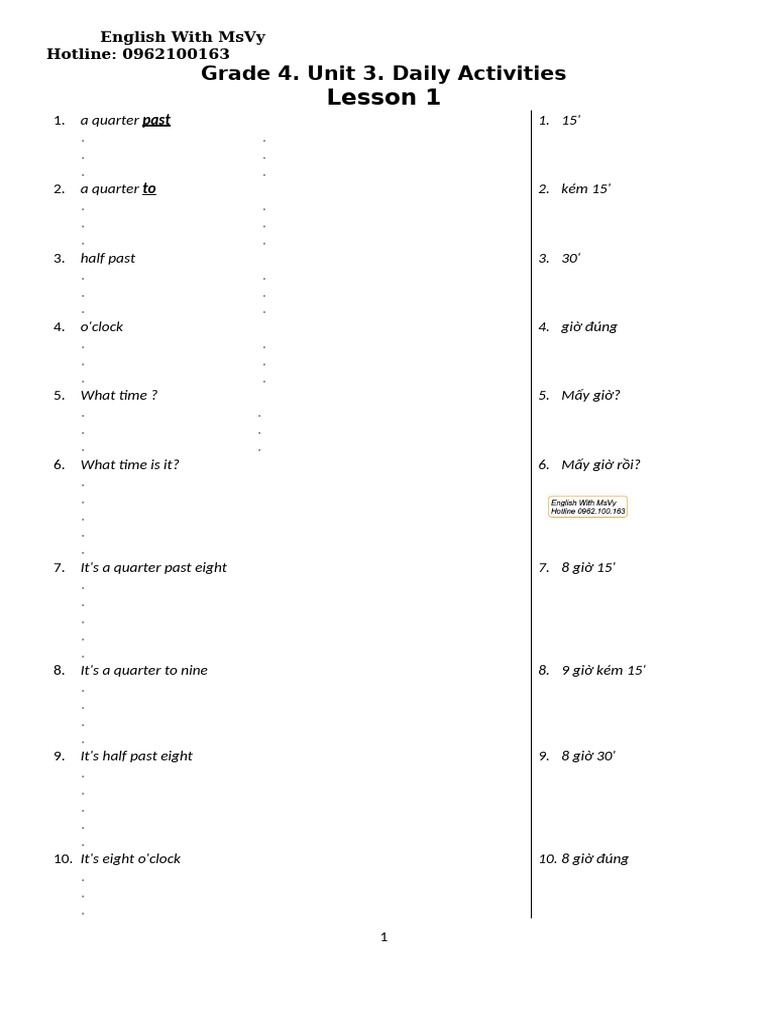 Grade 4. Unit 3 | PDF