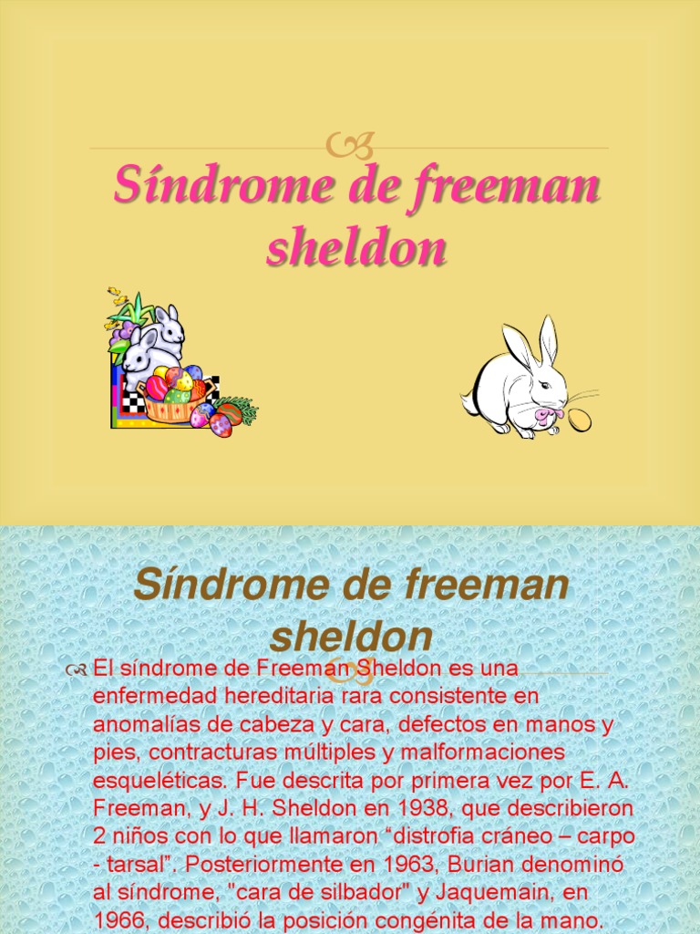 Síndrome de Freeman Sheldon Claudia Vanessa Avilez | PDF | Enfermedades ...
