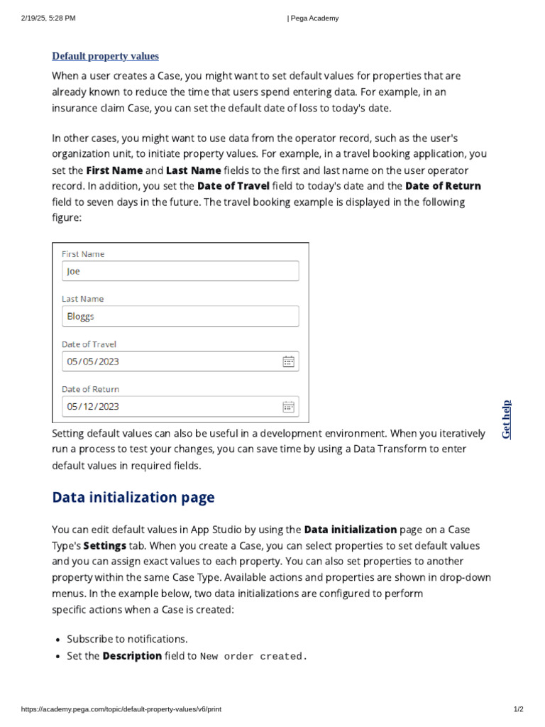 2 Default Property Values | PDF | Computer Science | Computer Programming