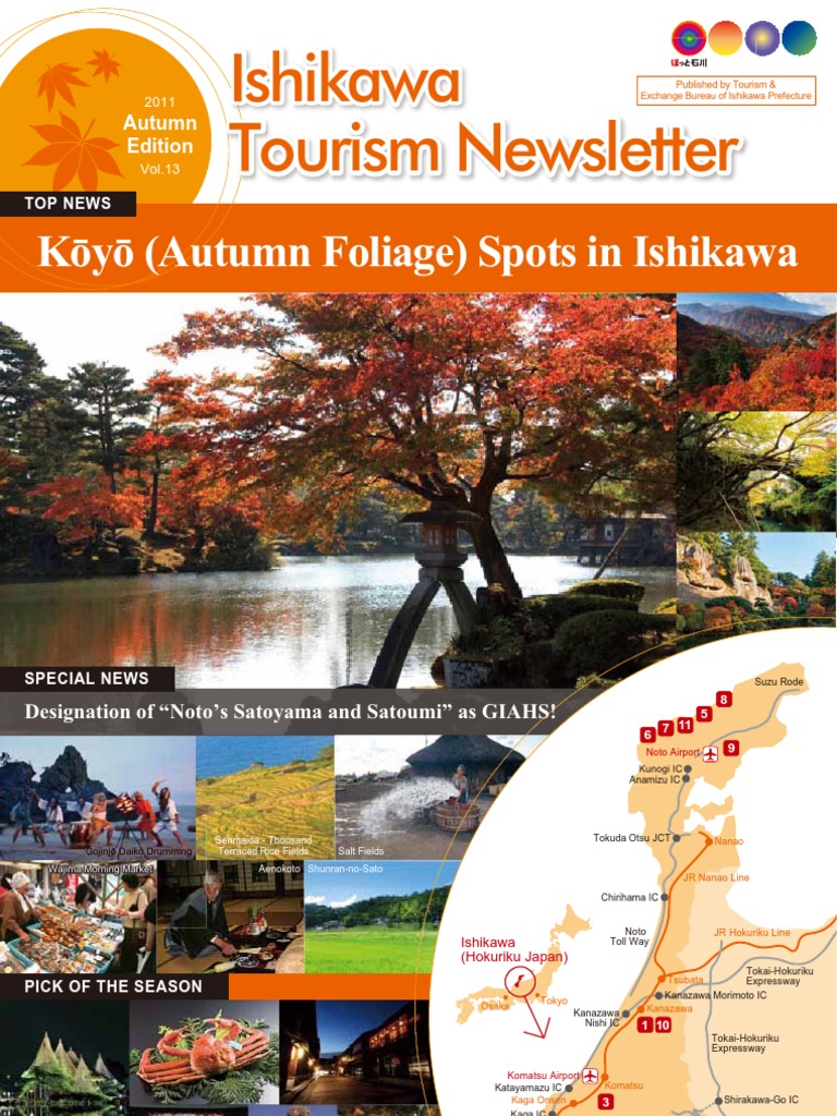Ishikawa Tourism Newsletter - Autumn Edition: Highlighting Local Events ...