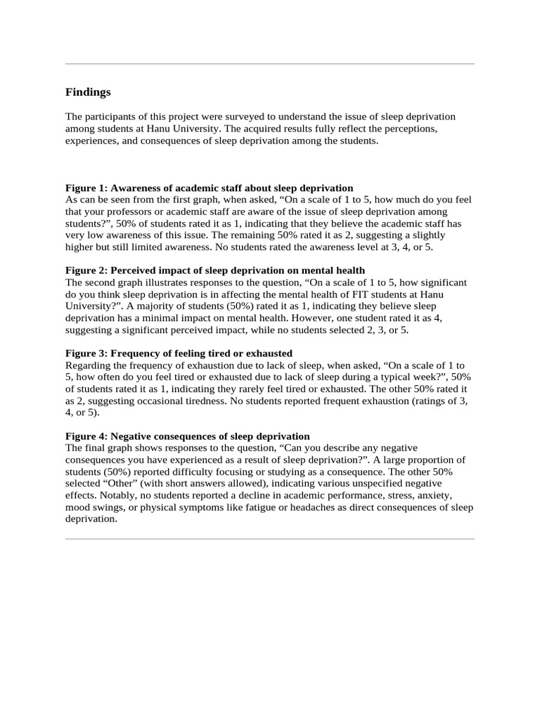 Sleep Deprivation Impact on Hanu Students | PDF