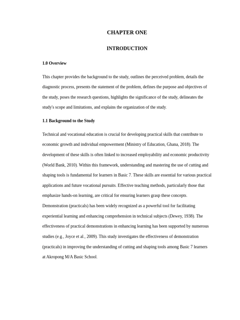 Agyeiwaa Sarah - 1,2 and 3 | PDF | Learning | Vocational Education