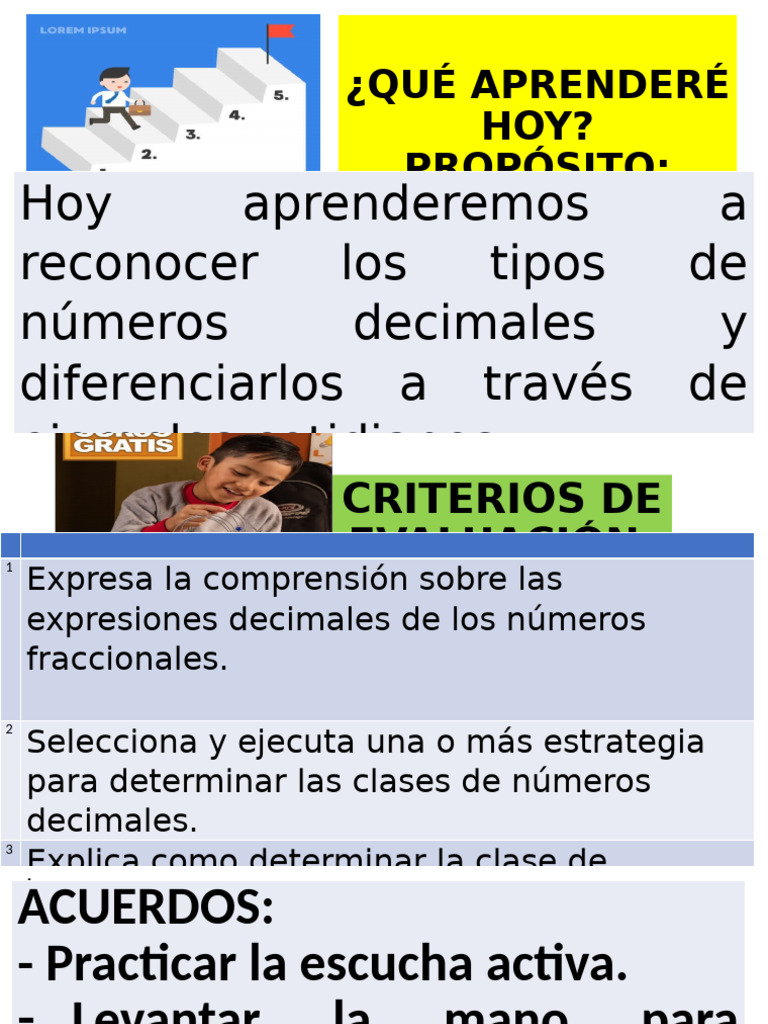Clasificación de Decimales Mixtos | PDF
