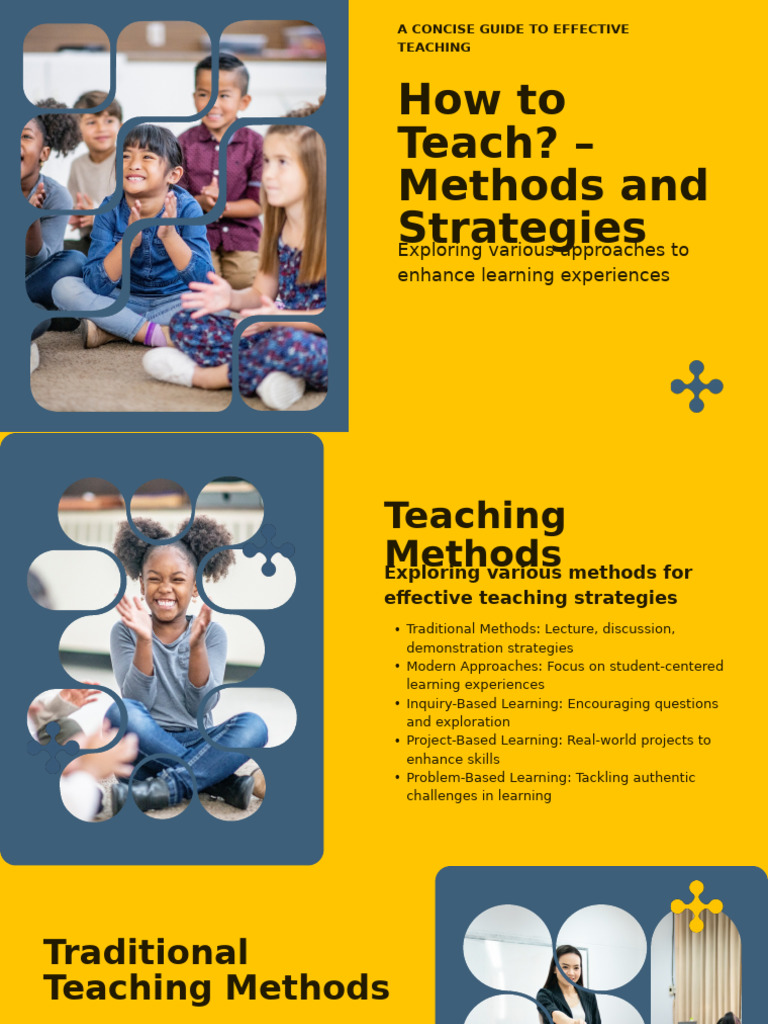 Presentation - How To Teach - Methods and Strategies | PDF | Learning ...
