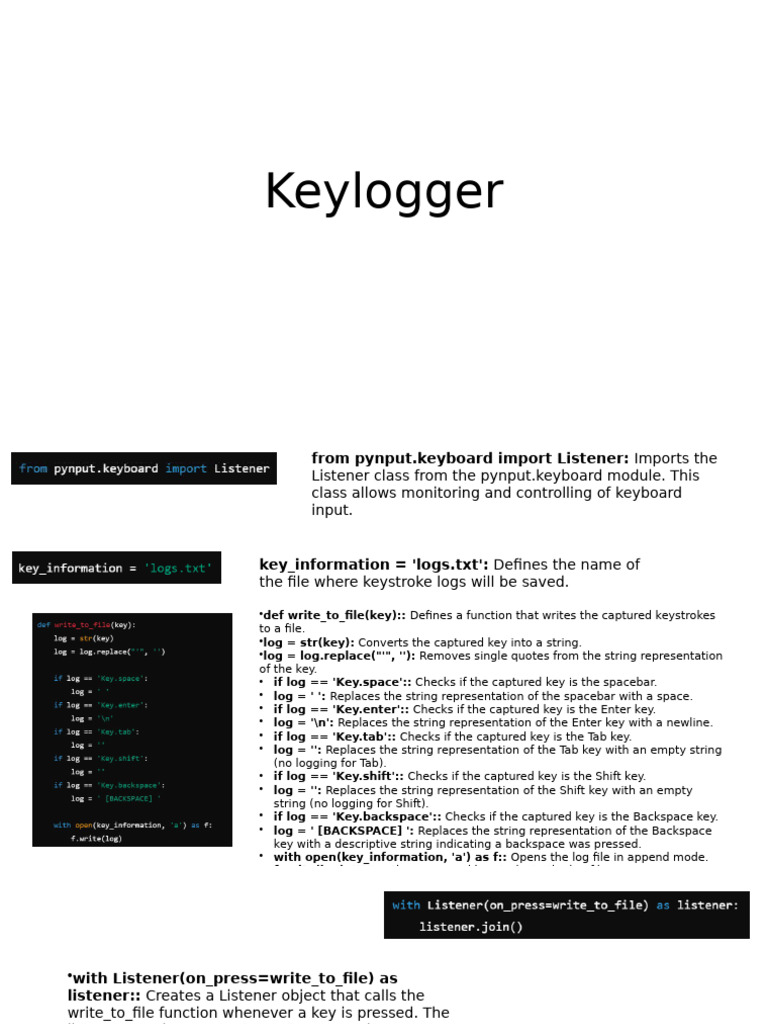Keylogger | PDF