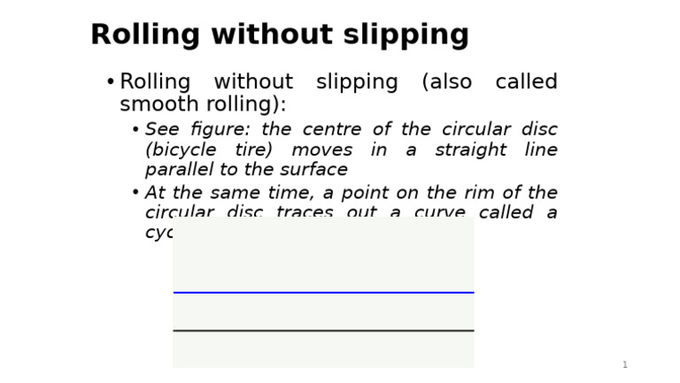 Rolling Without Slipping Explained | PDF