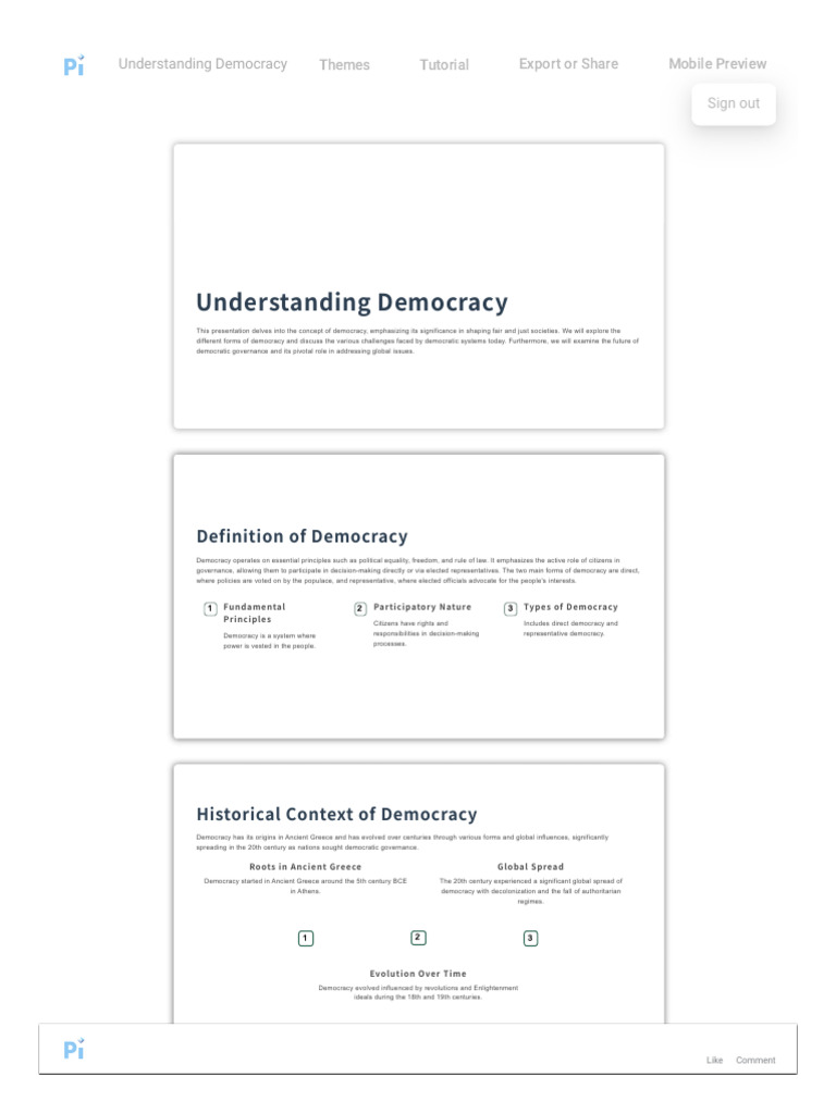 Exploring Democracy: Principles and Challenges | PDF | Democracy ...