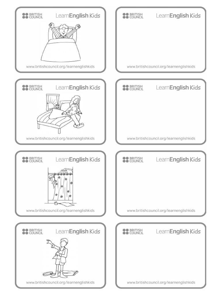 Kids - Daily Routine Color | PDF