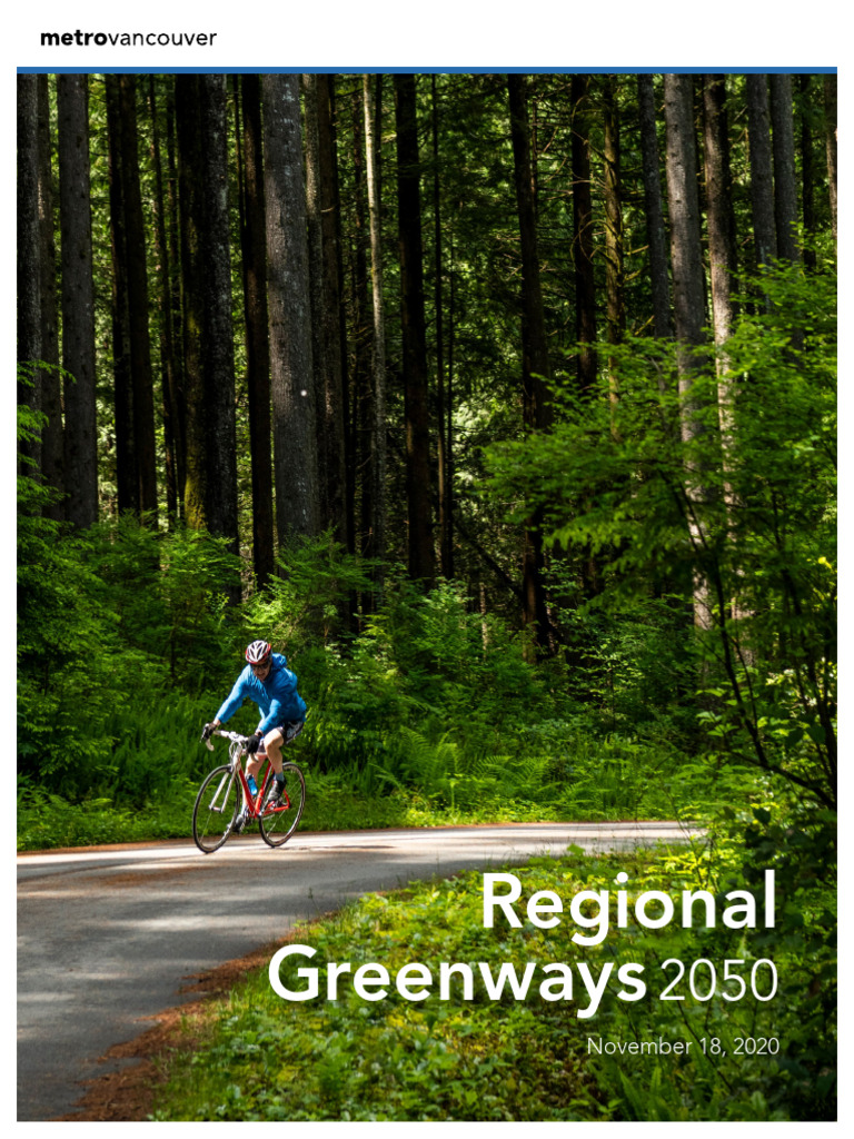 Regional Greenways 2050 Plan | PDF | Vancouver | Trail