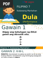 Fil 9 - Quarter 2 - Modyul 6 - Dula | PDF